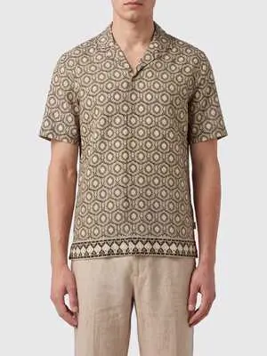 Orlebar Brown Printed Lyocell Bowling Shirt With Cuban Collar