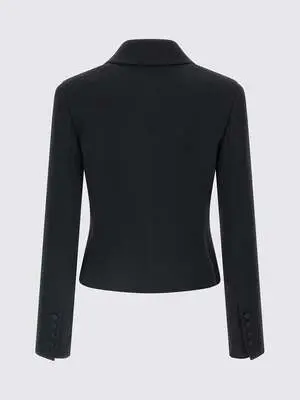 Ermanno Scervino Double-breasted Satin Blazer With Peak Lapels