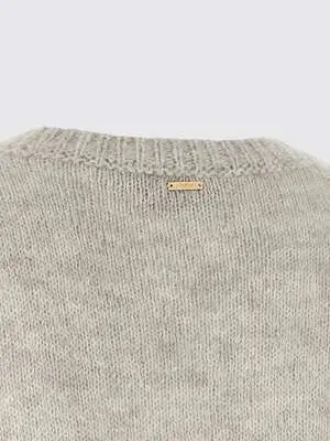 TWINSET Argyle Crewneck Jumper In Wool And Alpaca Blend With Short Sleeves