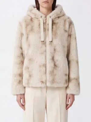 Herno Hooded Faux-fur Zip-up Jacket