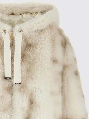 Herno Hooded Faux-fur Zip-up Jacket