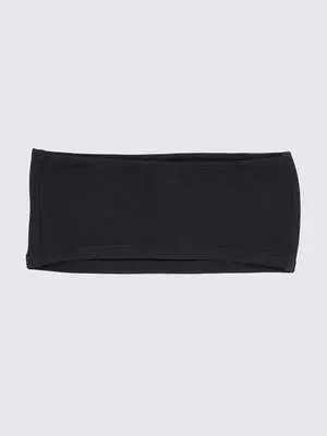 DIESEL® Logo Print Stretch-cotton Bandeau Bra
