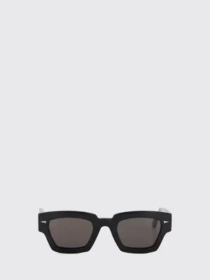 AHLEM Villette Rectangular Acetate Sunglasses With Gold-plated Details