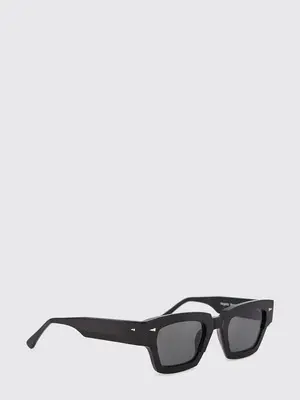 AHLEM Magenta Cat-eye Acetate And Metal Sunglasses With Cr-39 Lenses - Black