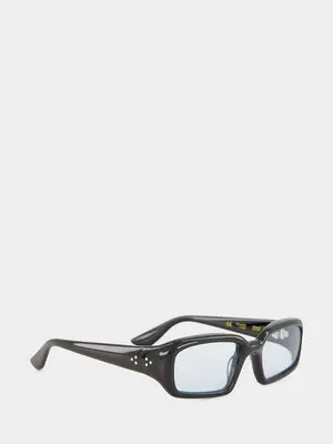 PORT TANGER Mektoub Rectangular Acetate Sunglasses