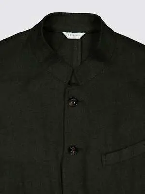 Boglioli Single-breasted Wool Blazer With Classic Collar And Patch Pockets