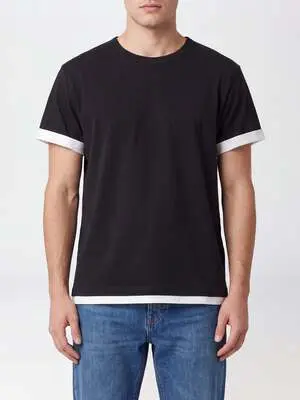 Gimaguas Crew Neck Cotton T-shirt With Dropped Shoulders - Black