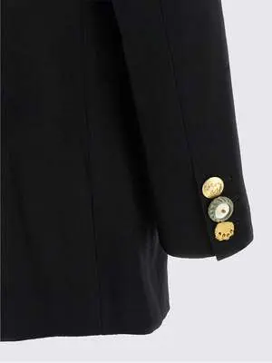 Junya Watanabe Single-breasted Wool And Cashmere Blazer With Jewelled Buttons