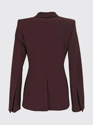 Sportmax Slim Fit Double-breasted Virgin Wool Blazer With Peak Lapels