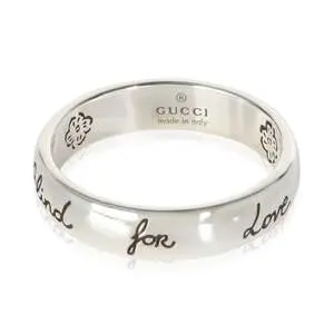 Gucci Sterling Silver Blind For Love Ring