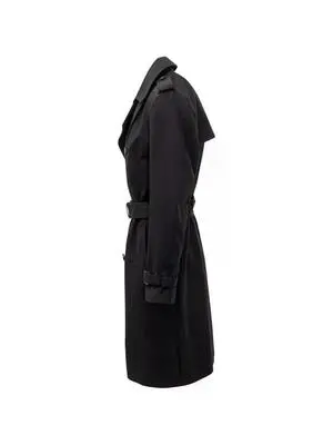 BOSS Cotton-blend Gabardine Trench Coat