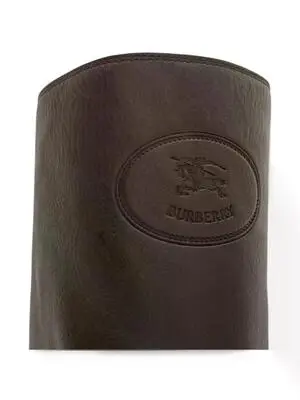 Burberry Leather Fife Heel Boots