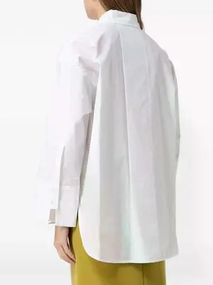 MEIMEIJ Oversized-cuff Concealed-front Shirt