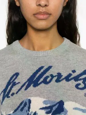 MC2 SAINT BARTH X Peanuts New Queen C Intarsia-knit Sweater