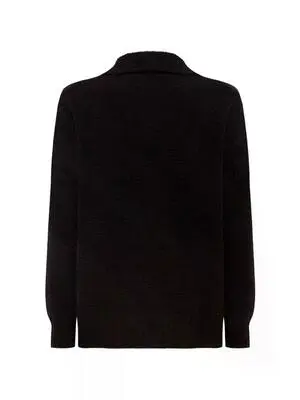 LANEUS V-neck Sweater - Black