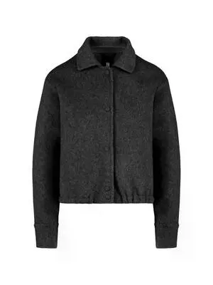 BOMBOOGIE Button-up Wool Jacket - Grey