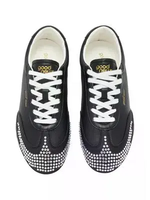 Good News Swarovski Crystal-embellished Leather Sneakers