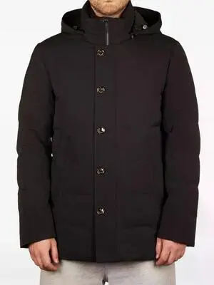 MONTECORE Long-sleeve Hooded Down Jacket - Black