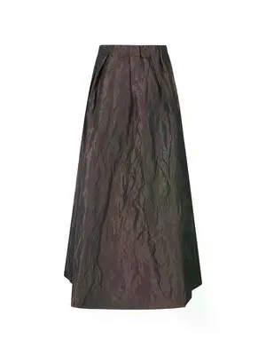 Antonelli Firenze Crinkled-finish Maxi Skirt