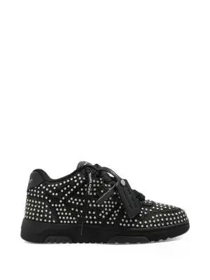 Off-White Out Of Office Stud-embellished Sneakers - Black