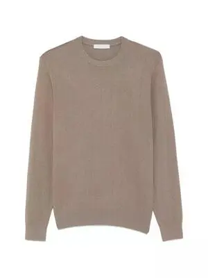 DIKTAT Chevron-knit Sweater - Neutrals