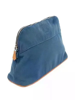 Hermès 1990s Mm Bolide Clutch Bag - Blue