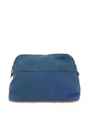Hermès 1990s Mm Bolide Clutch Bag - Blue