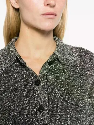 RÓHE Bi-colour Knitted Polo Shirt