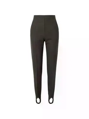 JIL SANDER High-waisted Stirrup Trousers - Grey