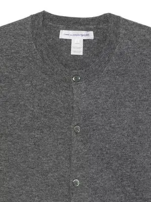Comme Des Garçons Button-up Knitted Cardigan