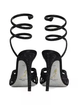 Rene Caovilla Margot Sandals - Black