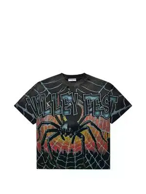 VALE FOREVER Widow Graphic-print Distressed T-shirt