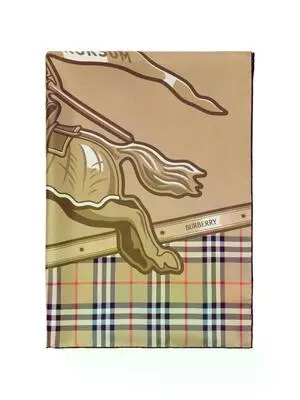 Burberry Knight Graphic Silk Scarf