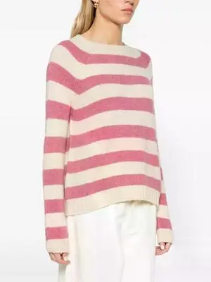 Max Mara Alpaca And Cotton Sweater Raspberry