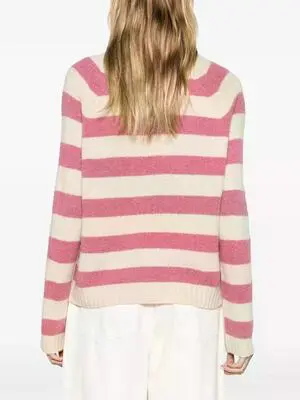 Max Mara Alpaca And Cotton Sweater Raspberry