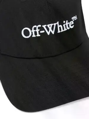 Off-White Bookish Tie-back Cap