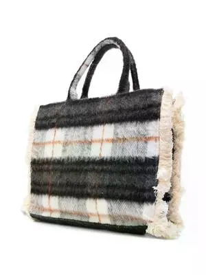MARC ELLIS L Buby Plaid Tote Bag