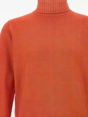 FILIPPO DE LAURENTIIS Roll-neck Merino Sweater - Orange
