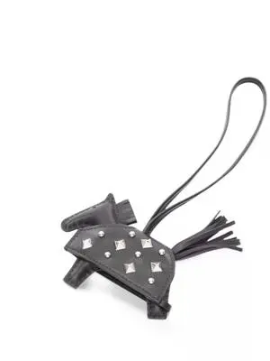 Hermès 2025 Pm Rodeo Robeo Rock Bag Charm - Black