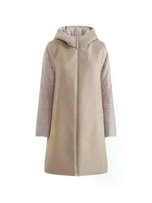 ALVIERO MARTINI 1° CLASSE Zipped Up Coat - Neutrals