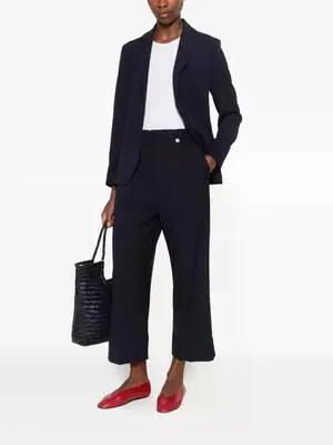 MY MYTHS Elasticated-waistband Cropped Trousers