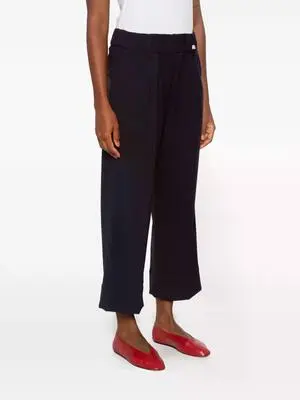 MY MYTHS Elasticated-waistband Cropped Trousers