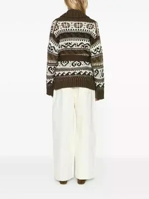 Simkhai Ines Fair Isle Cardigan