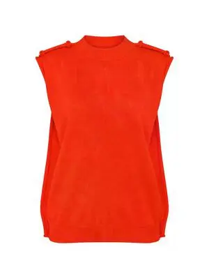 SOFIE D'HOORE Epaulette-detail Knitted Top