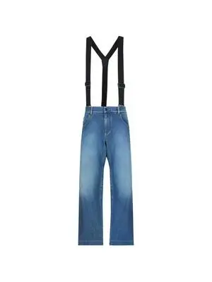 Moncler Straight-leg Ski Jeans - Blue