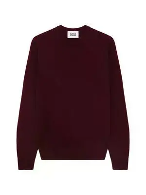 Alpha Studio Crew-neck Merino Wool Sweater - Red
