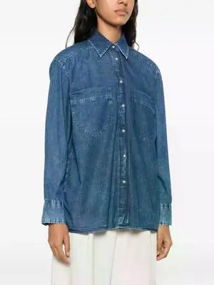 CALIBAN Chest-pocket Denim Shirt