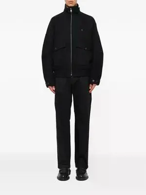 WOOYOUNGMI Zipped Bomber Jacket - Black