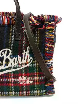 MC2 SAINT BARTH Mini Vanity Fringed-trim Tote Bag