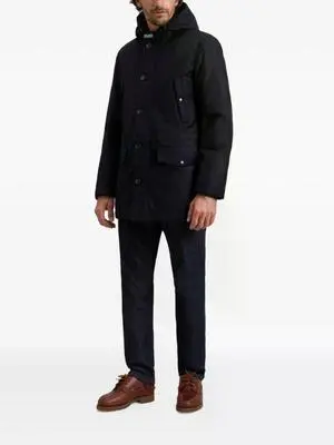 Woolrich Hooded Button-fastening Coat